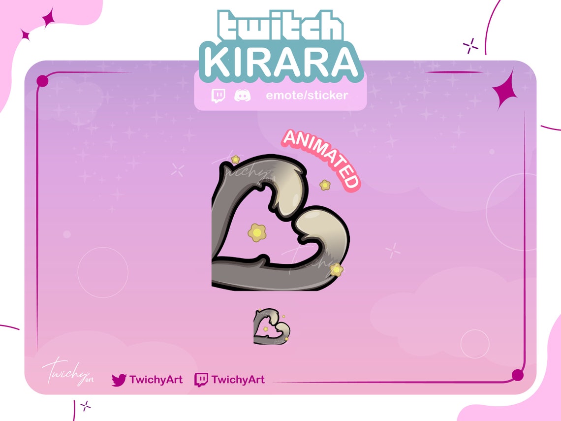 Kirara Tails Emote for Twitch / Discord Sticker / Youtube Genshin ...