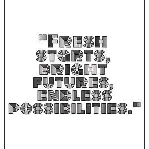 New Year 2025 Quotes, 2025 Hope Art, Positive 2025 Printables, New Year ...