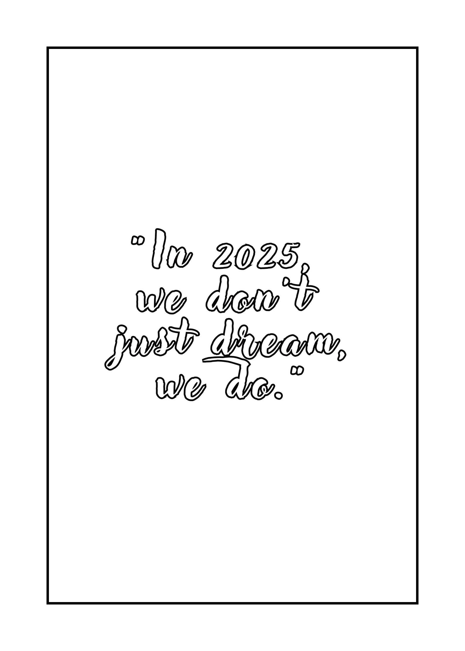 New Year 2025 Quotes, 2025 Hope Art, Positive 2025 Printables, New Year ...
