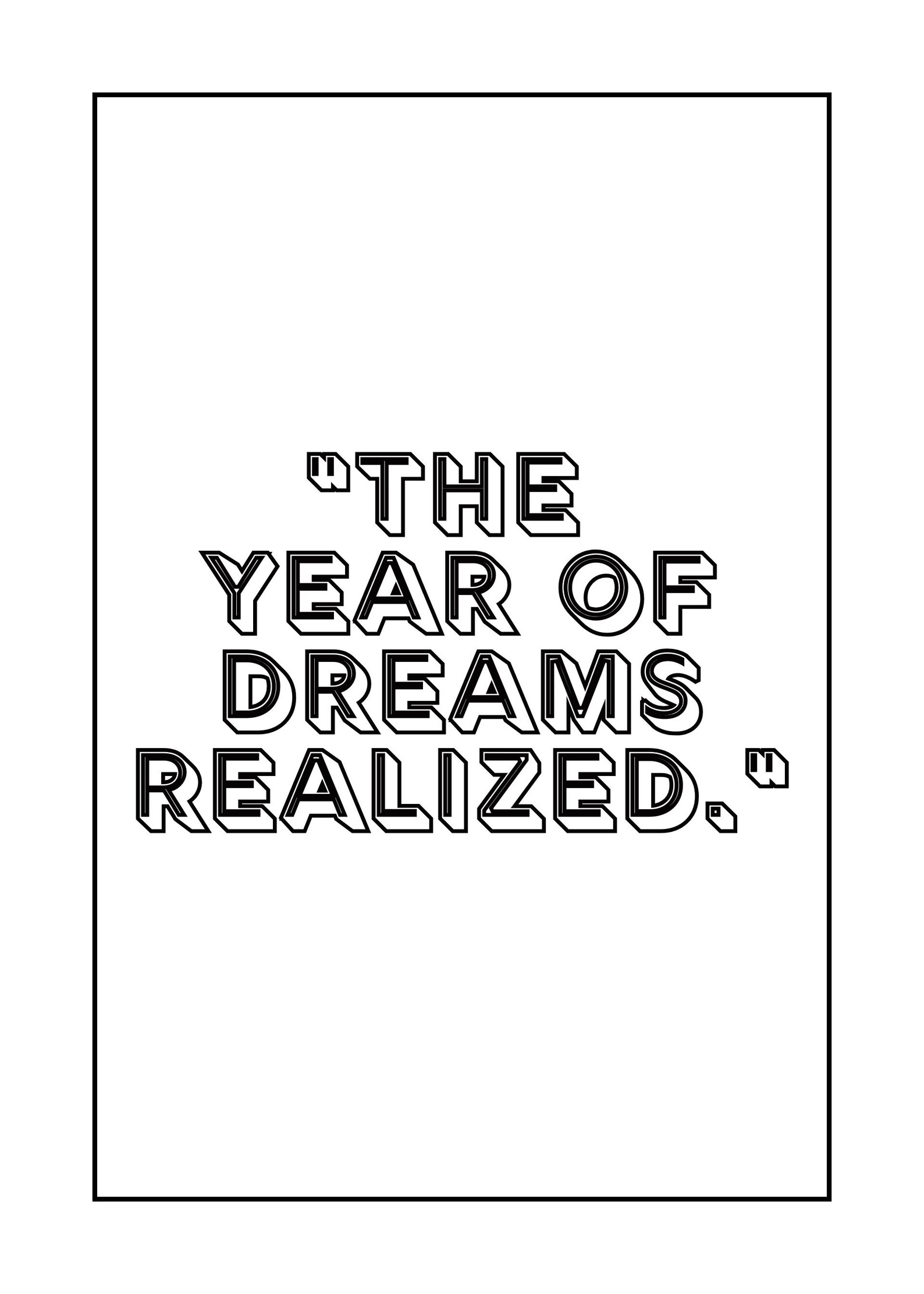 New Year 2025 Quotes, 2025 Hope Art, Positive 2025 Printables, New Year ...