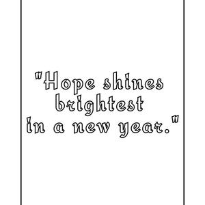 New Year 2025 Quotes, 2025 Hope Art, Positive 2025 Printables, New Year ...