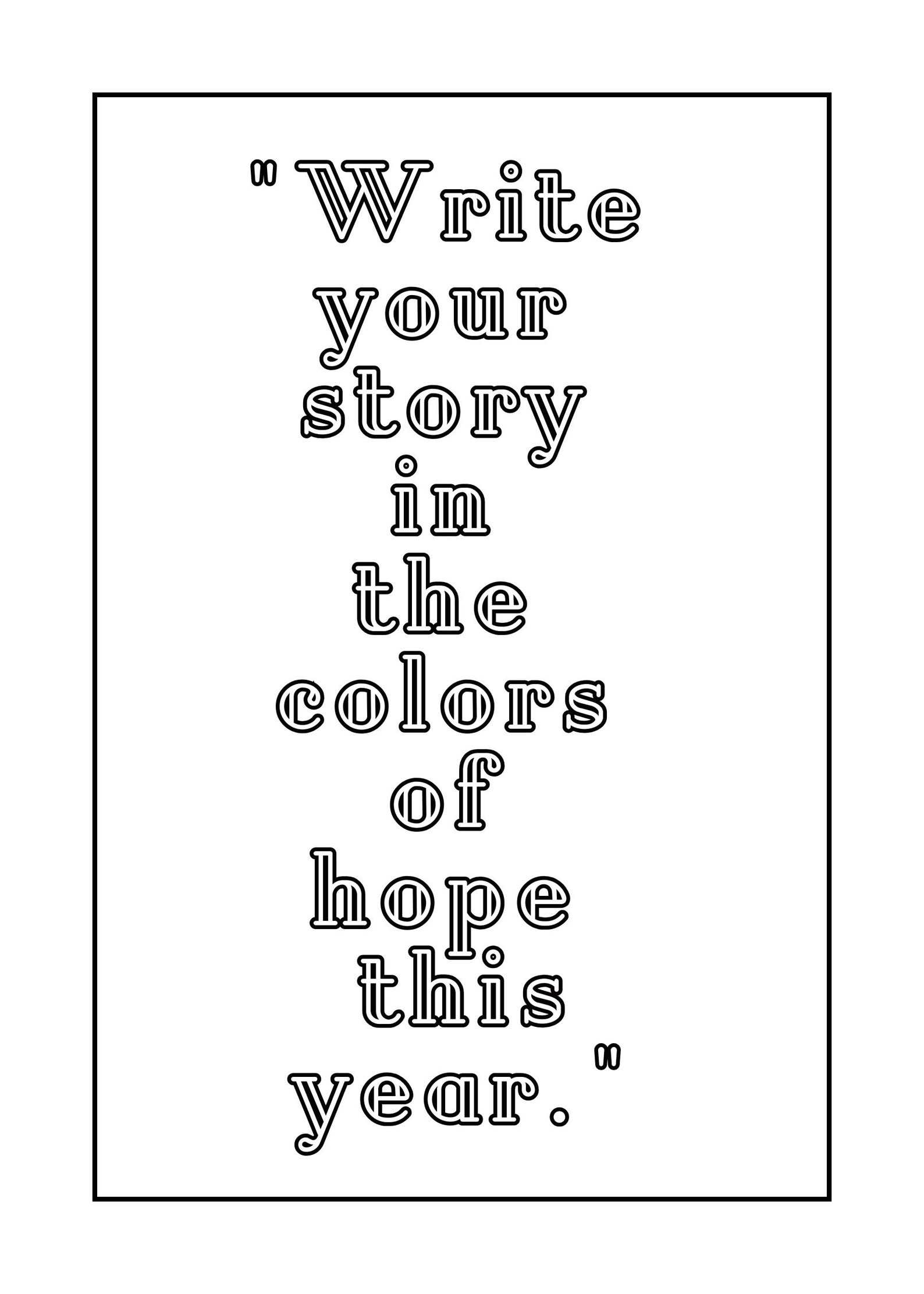 New Year 2025 Quotes, 2025 Hope Art, Positive 2025 Printables, New Year ...