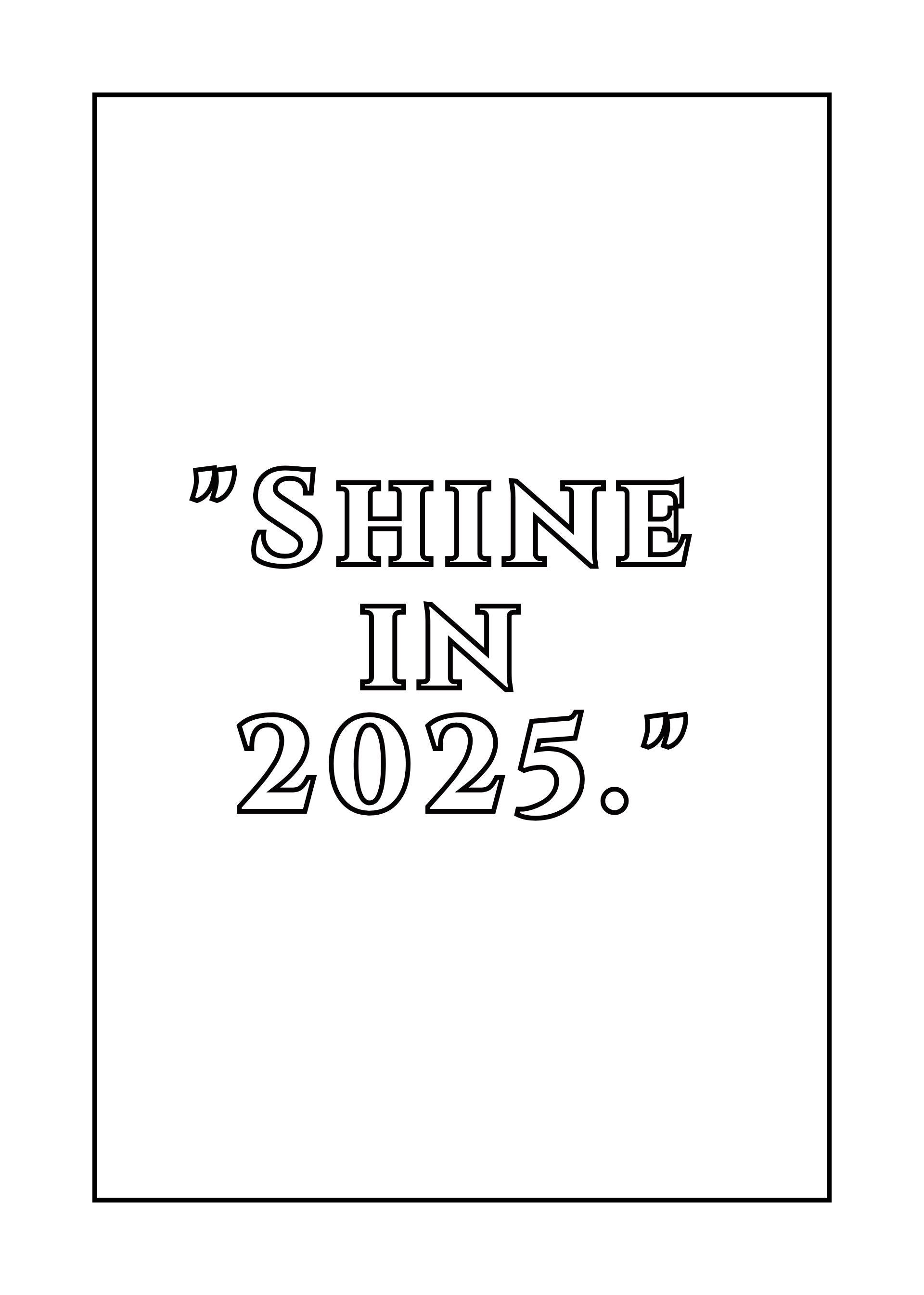 New Year 2025 Quotes, 2025 Hope Art, Positive 2025 Printables, New Year ...