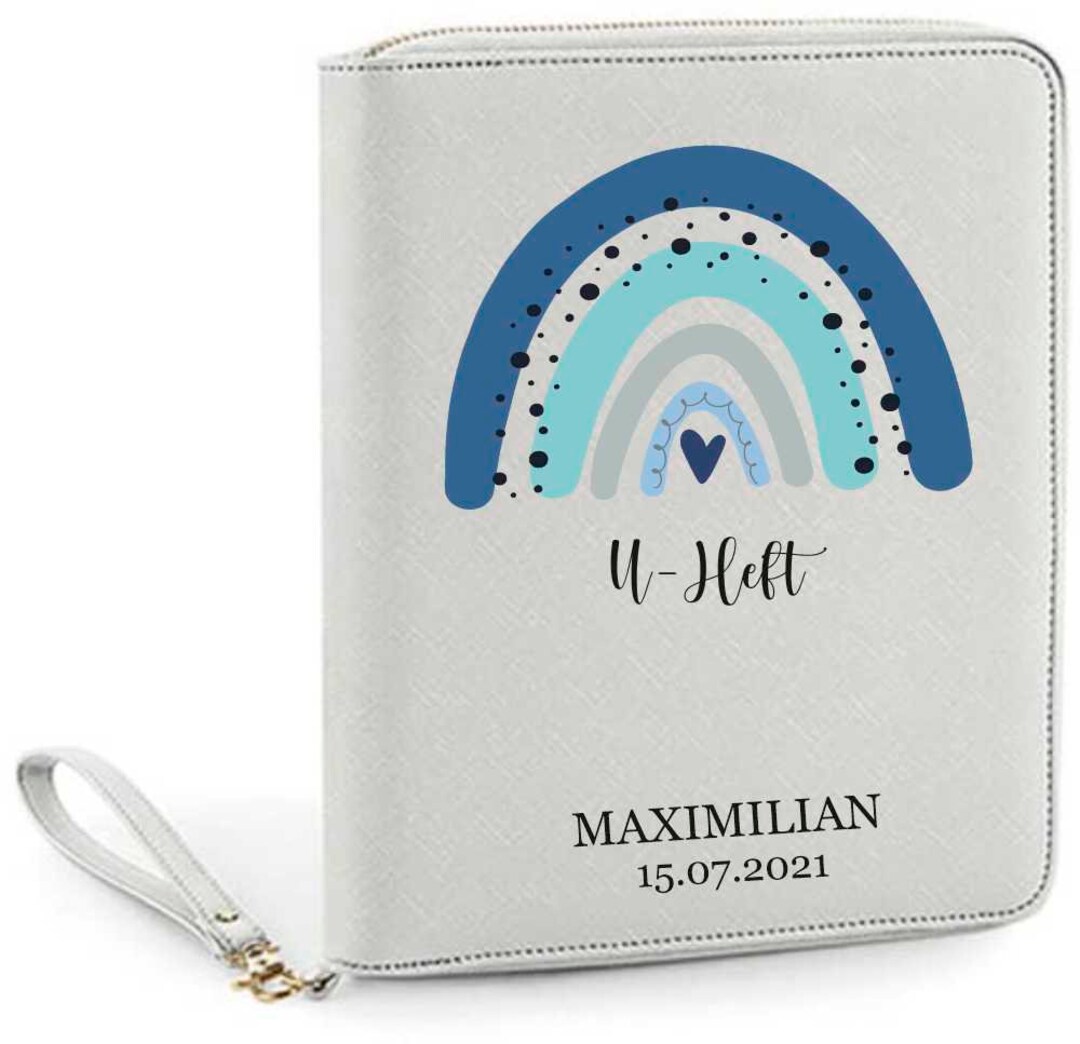Organizer U-booklet Rainbow Blue Sky Personalized With Name Document ...