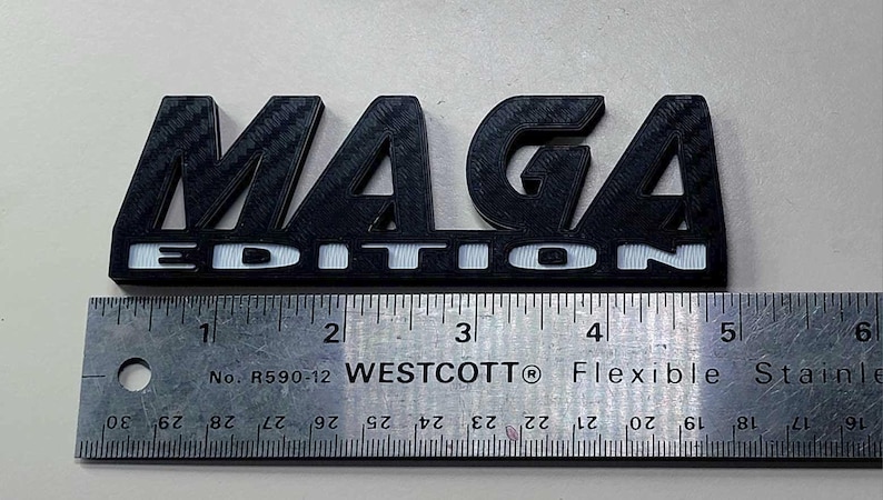 MAGA Badge 3D Printed Car Emblem - Etsy