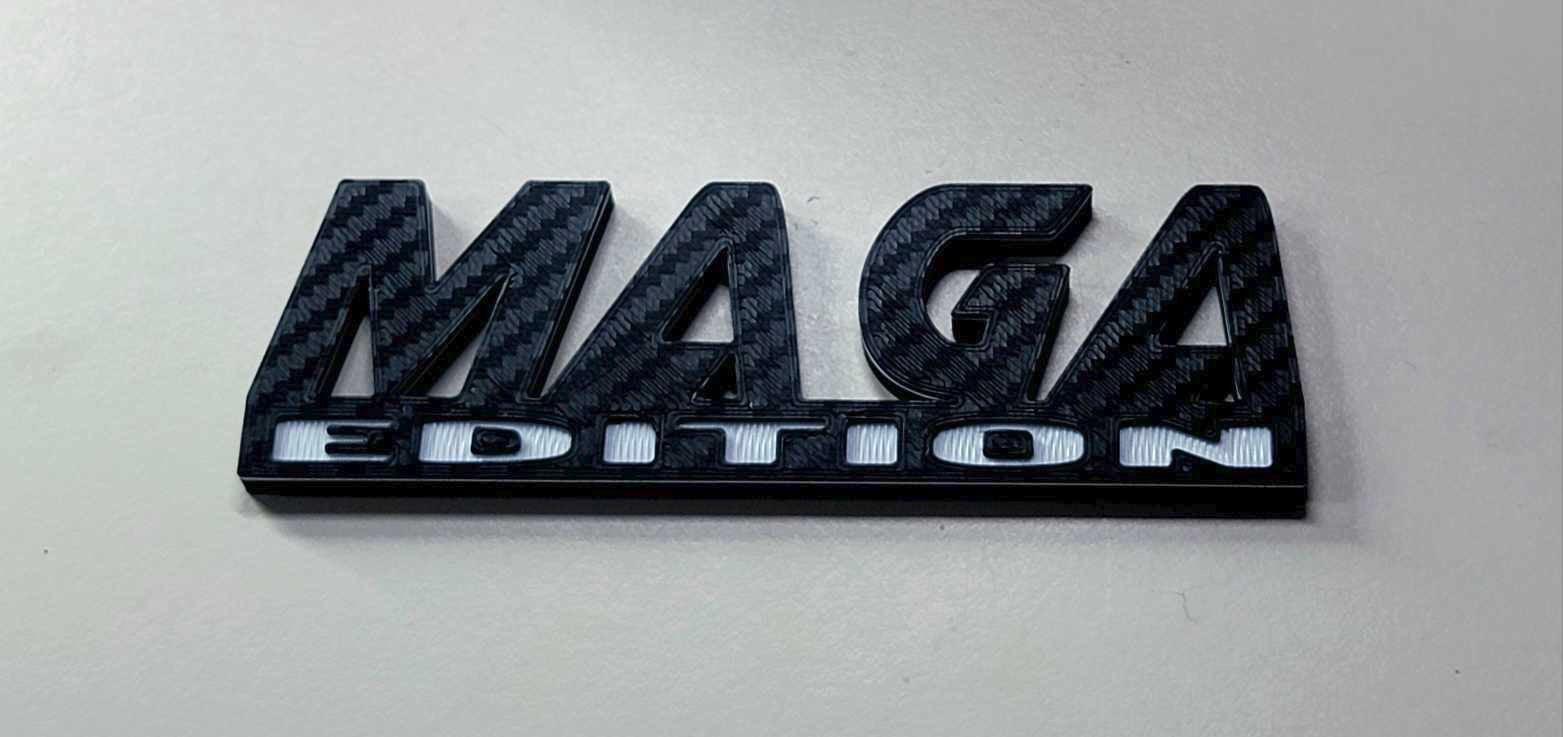 MAGA Badge 3D Printed Car Emblem - Etsy