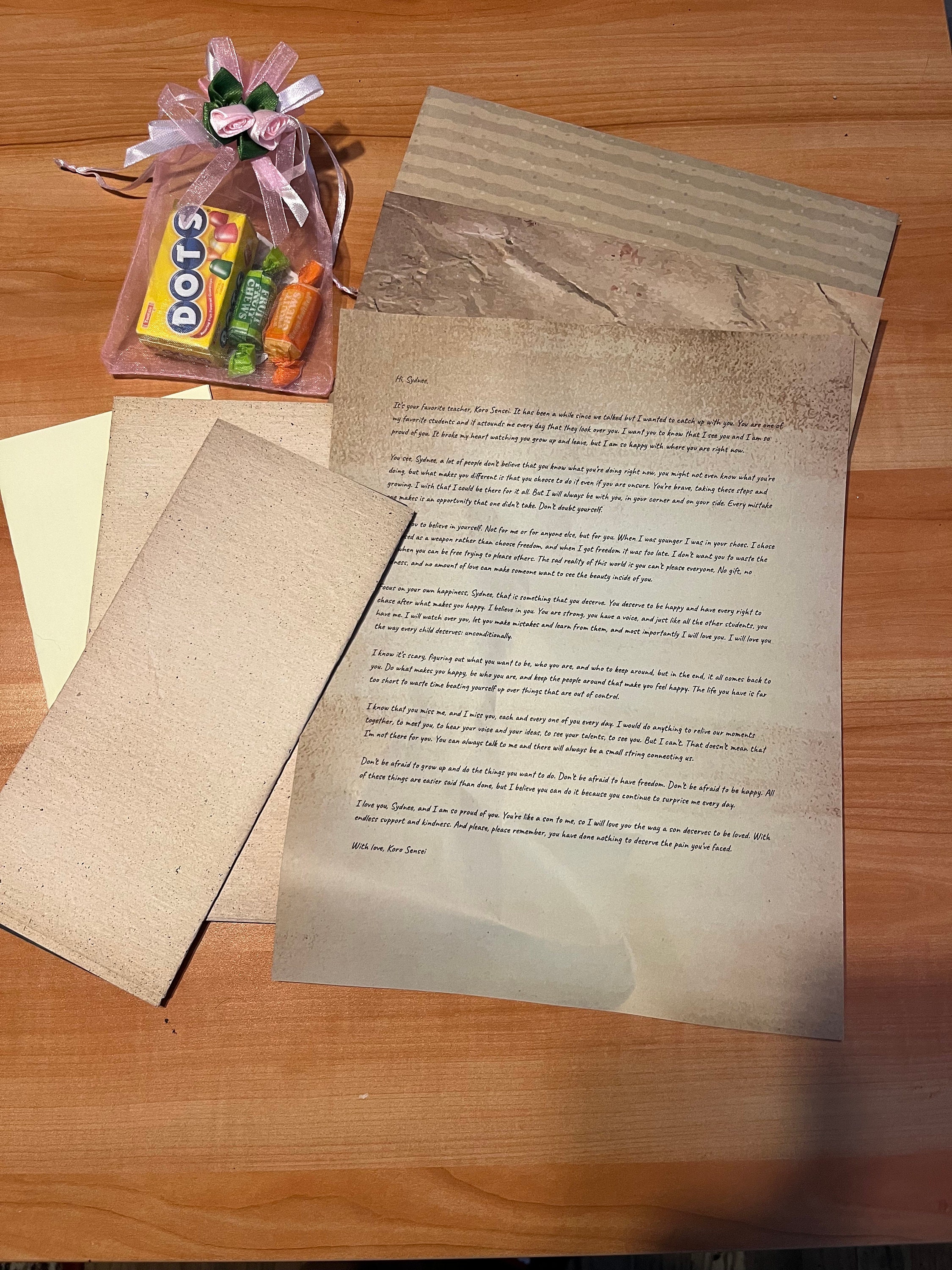 Fictional Character Letter 3 Pages - Etsy