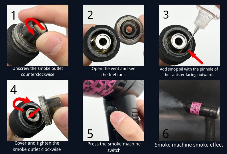 Handheld Mini Smoke Machine Handmade Smoke Machine Photography Cosplay ...