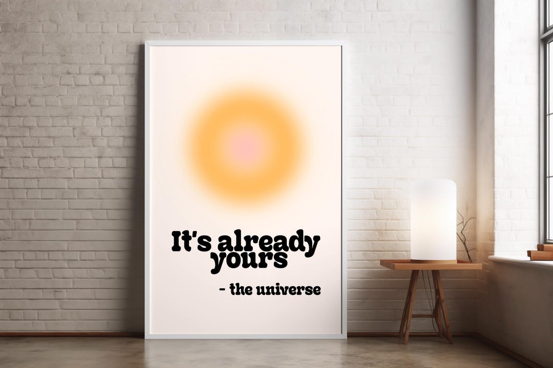 Aura Poster | Affirmation | Manifestation Wall Art Decor | Trendy Decor ...