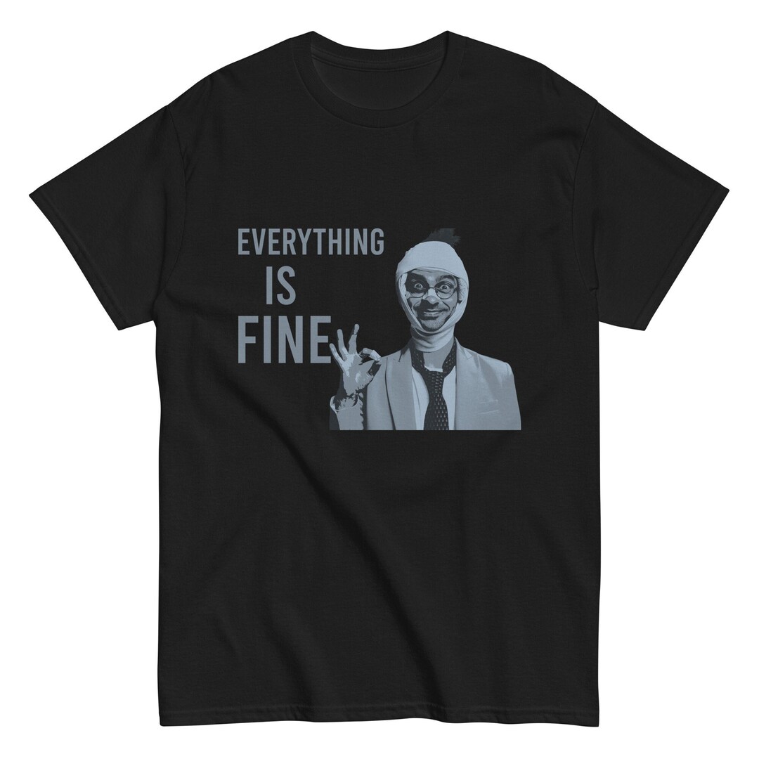 Hilarious Internet Meme Tee, Everything is Fine Tshirt, Funny Shirts - Etsy