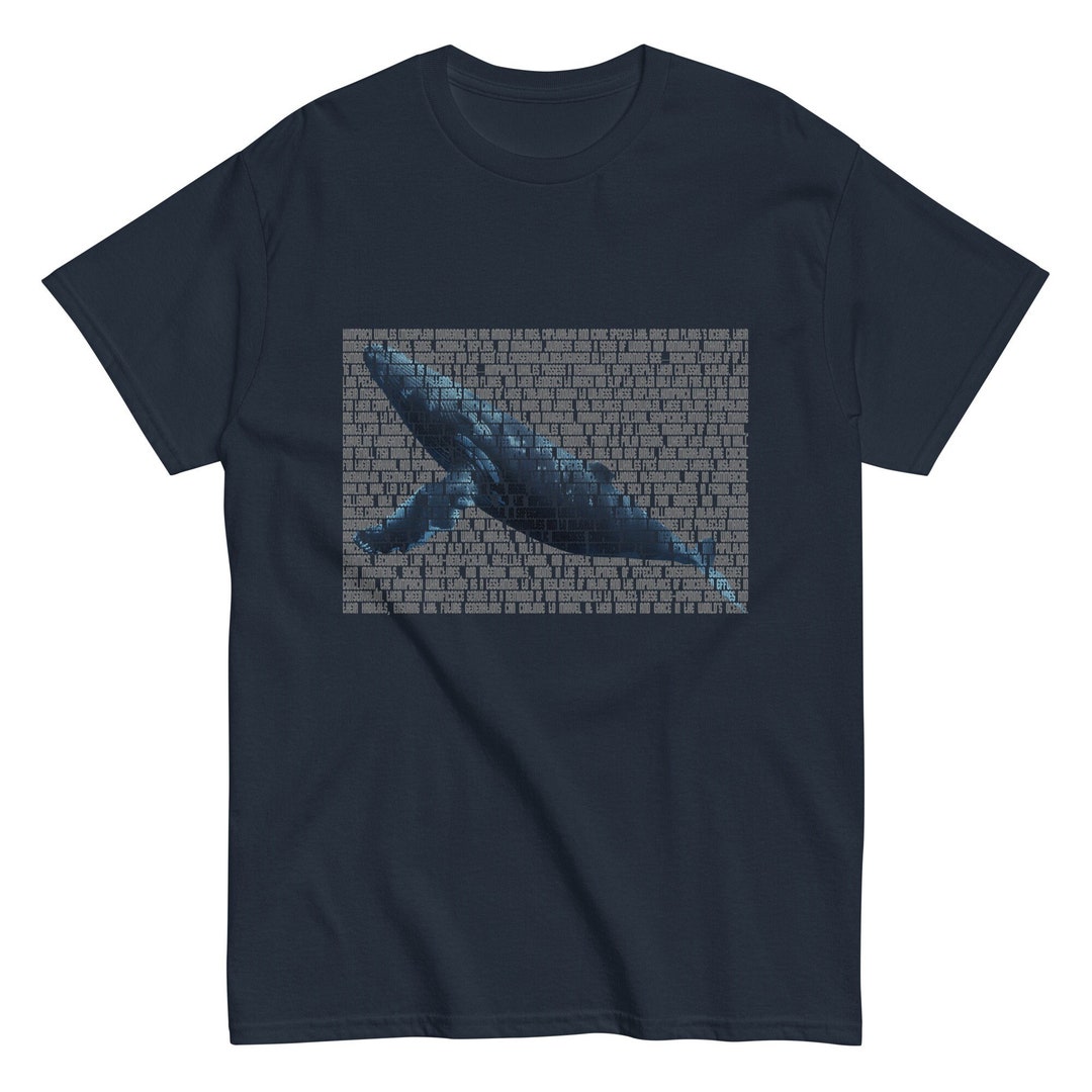 Endangered Humpback Whale T-shirt - Ocean Animal Lover Gift Tshirt ...