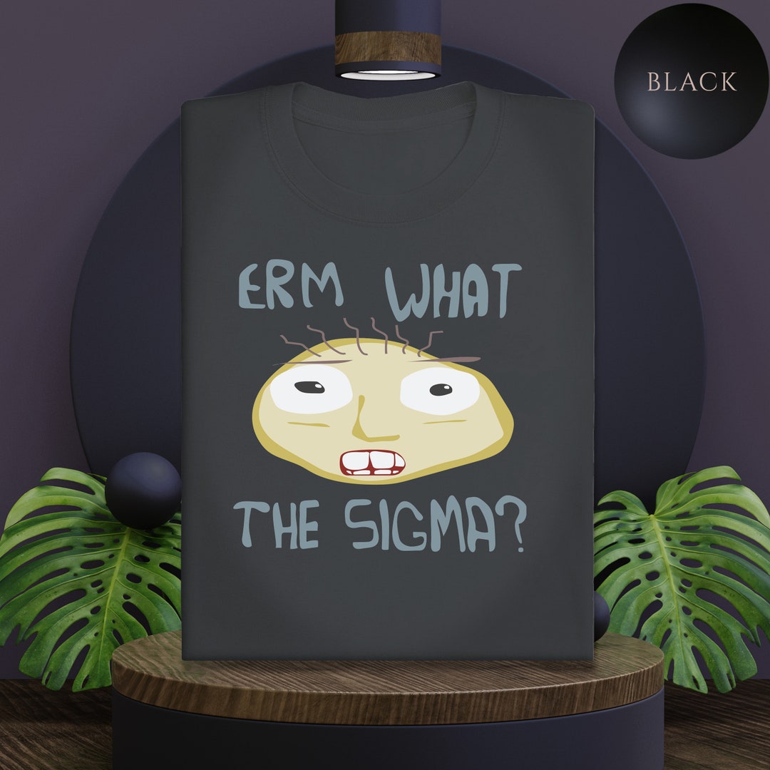 Erm What the Sigma Meme T-shirt: Funny Viral Trend Tee - Etsy