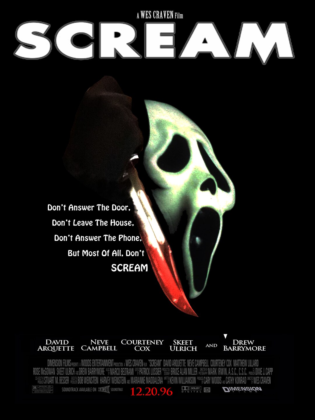 Scream Movie Alternative Poster - Etsy