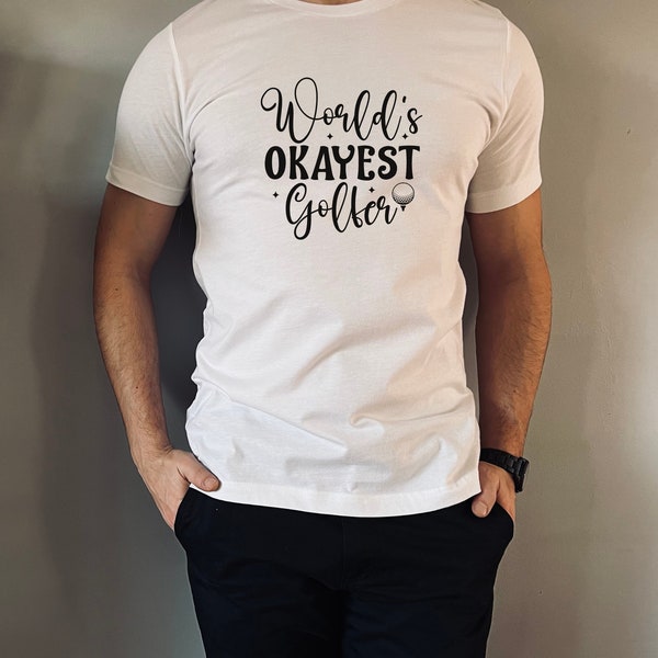 Worlds Okayest Golfer Png - Etsy