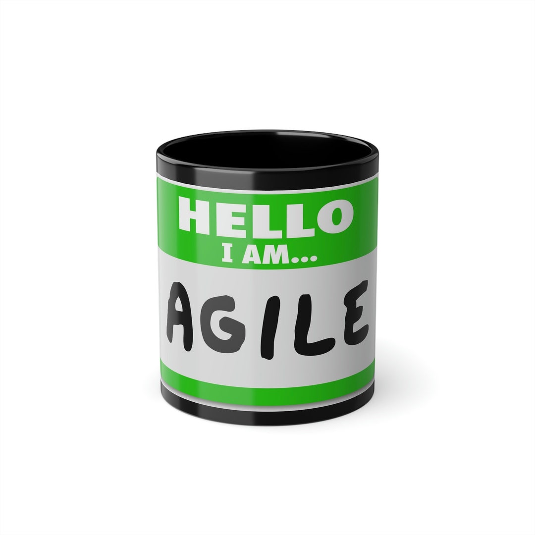 Coffee Mug i Am Agile - Etsy