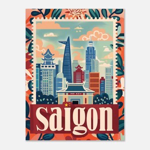 Saigon Poster - Etsy