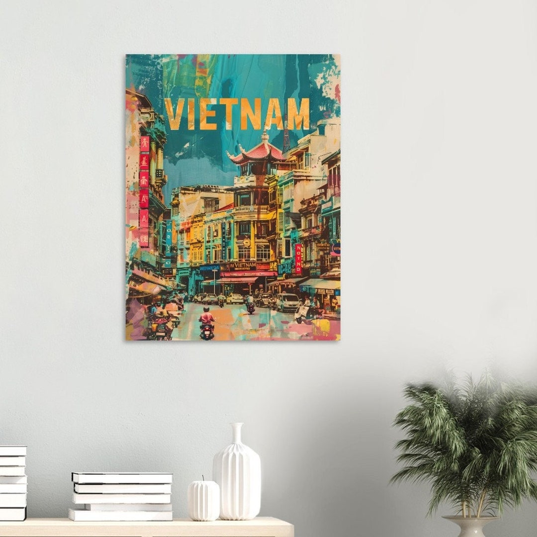 Vintage Vietnam Poster - Etsy