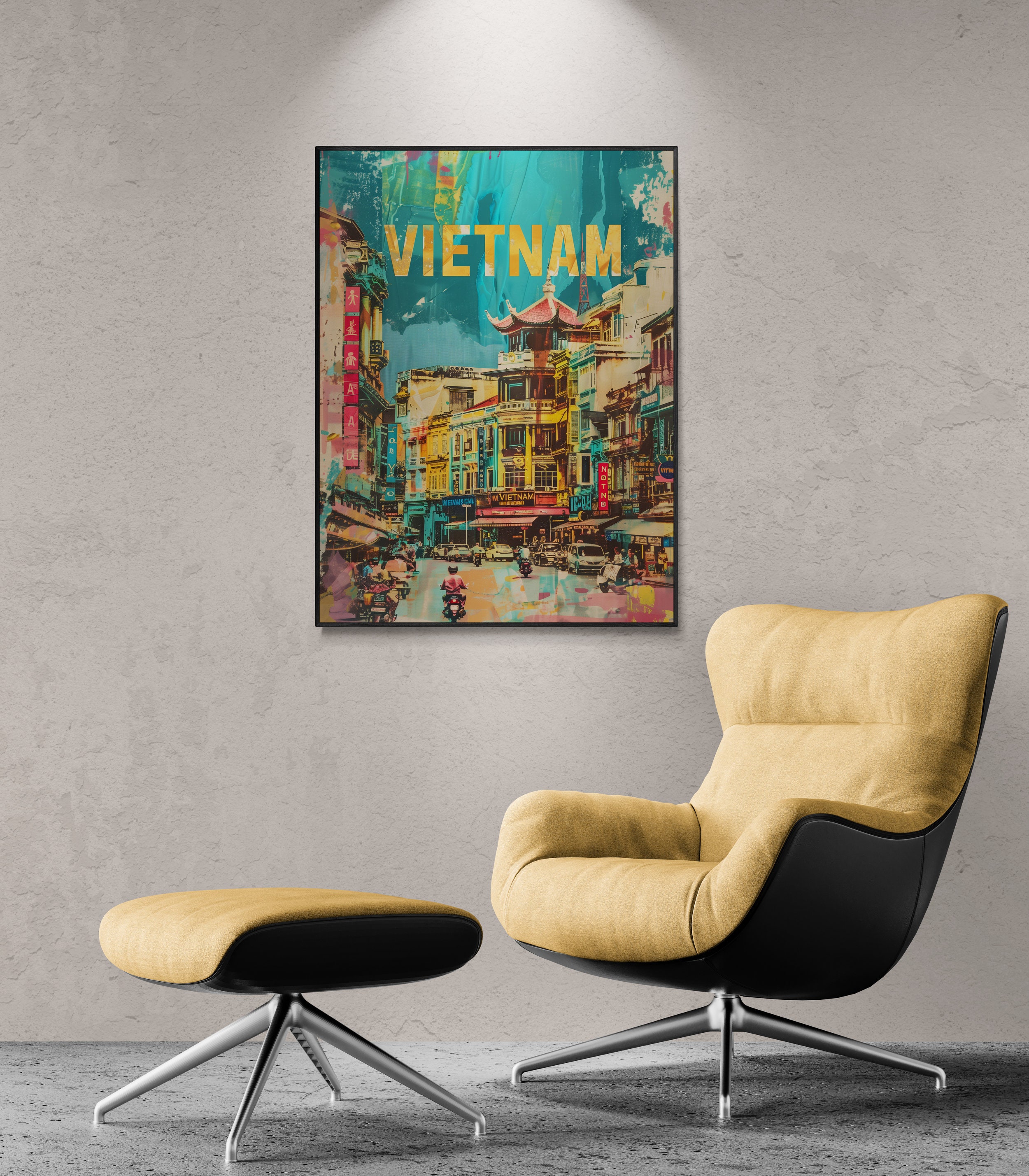 Vintage Vietnam Poster - Etsy