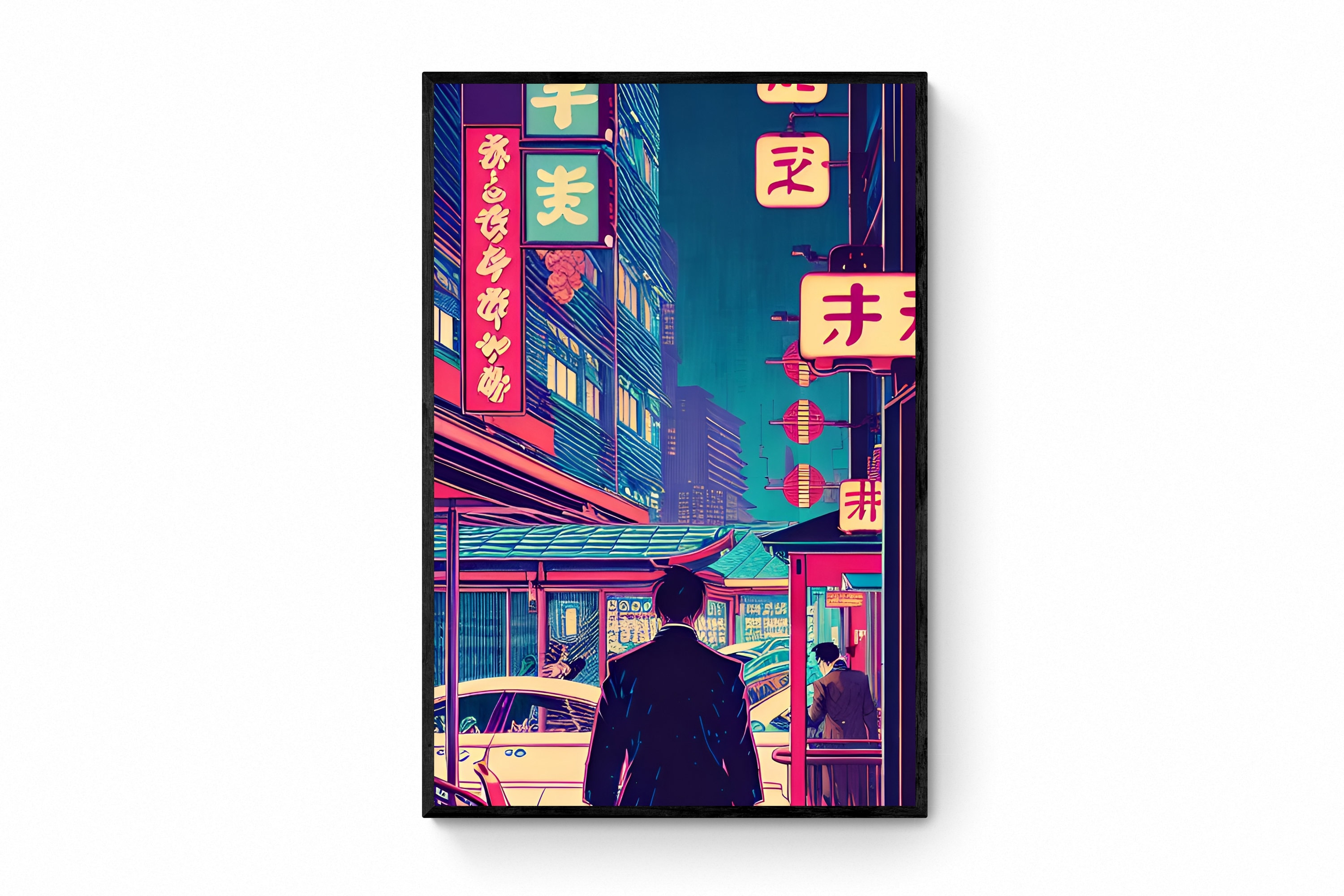 Manga Posters Cyberpunk Style Japanese Paintings Anime Posters Asian ...