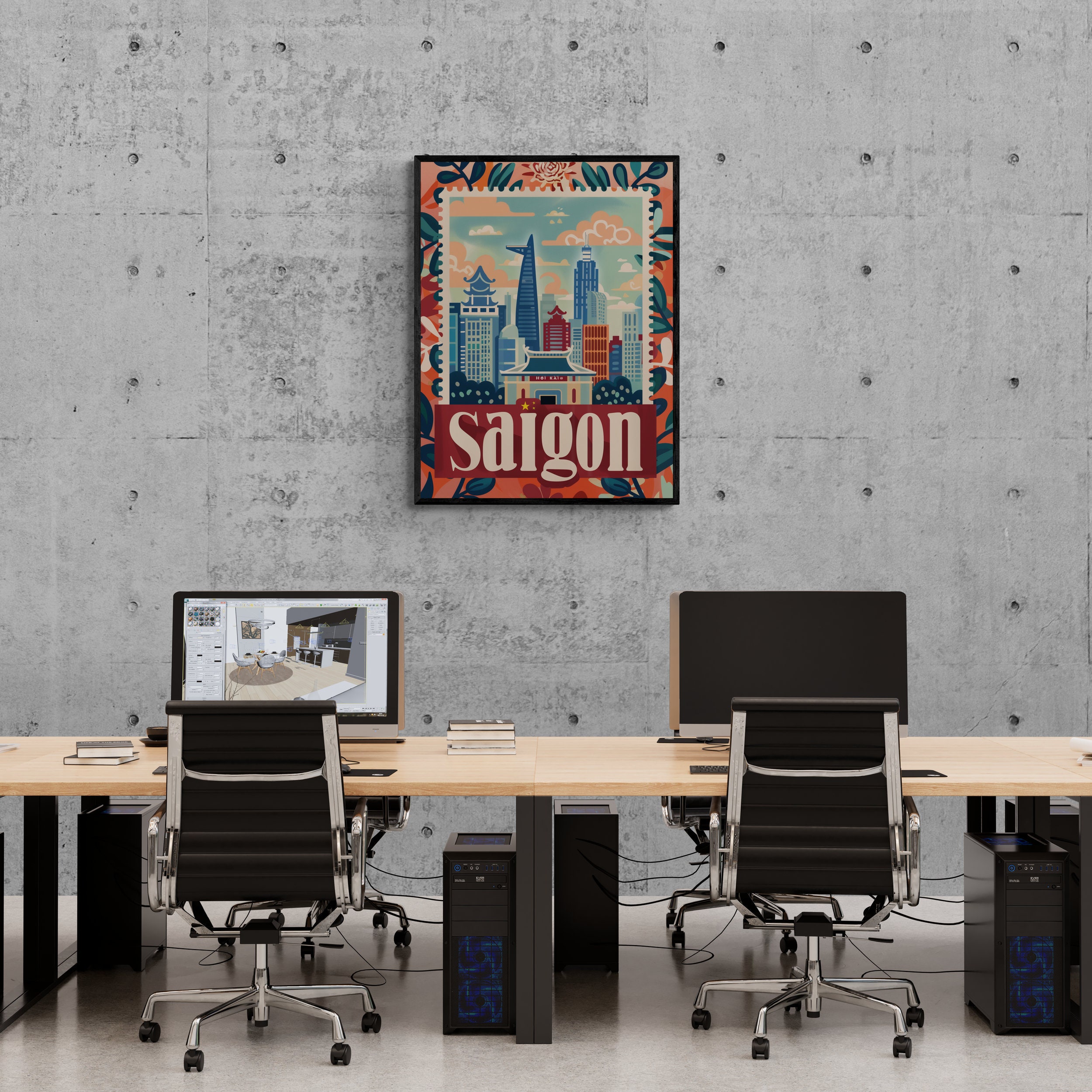 Saigon Poster - Etsy