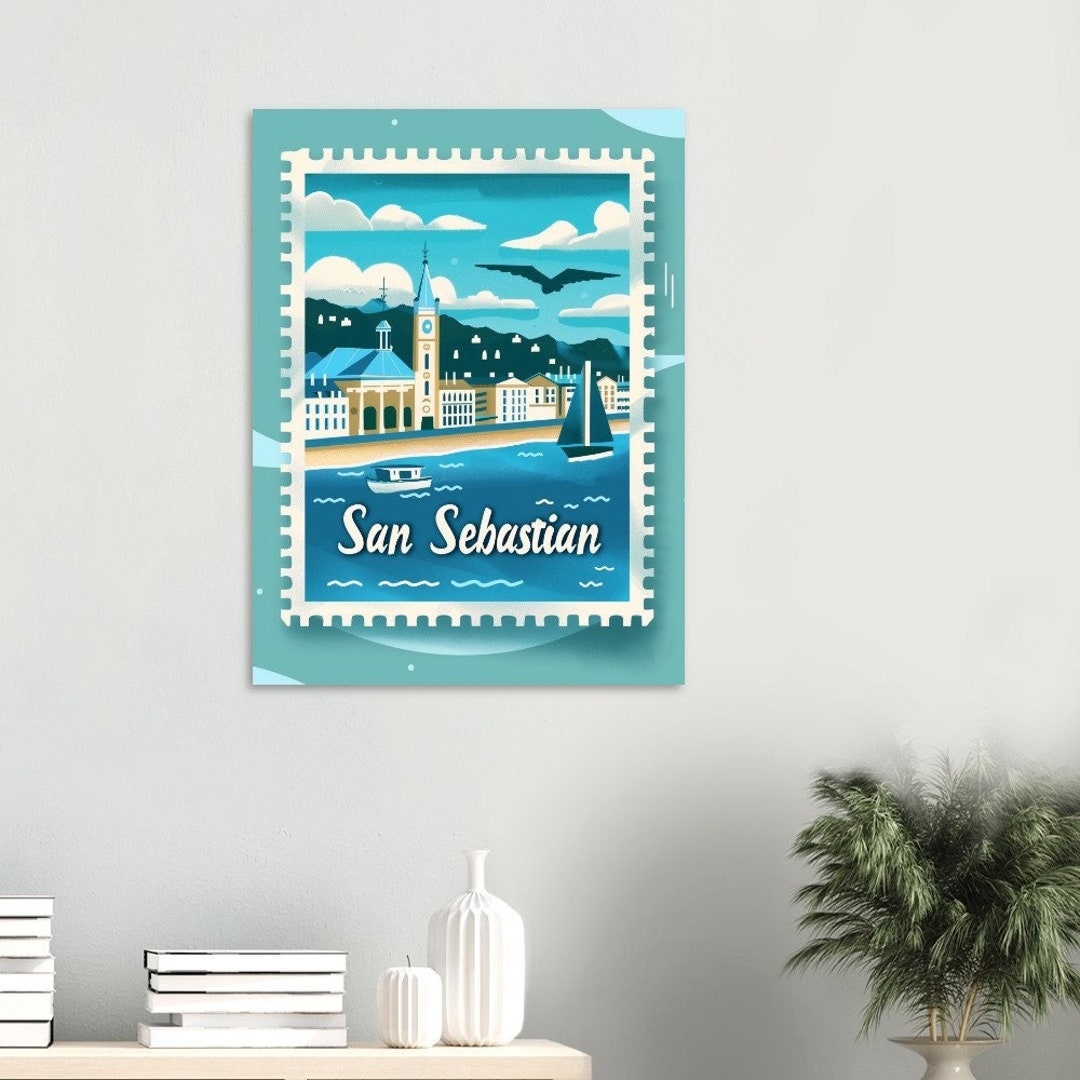 San Sebastian Poster - Etsy