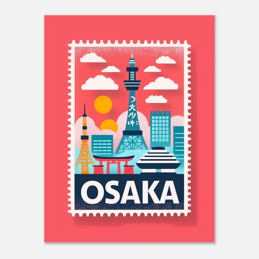 Osaka Poster - Etsy