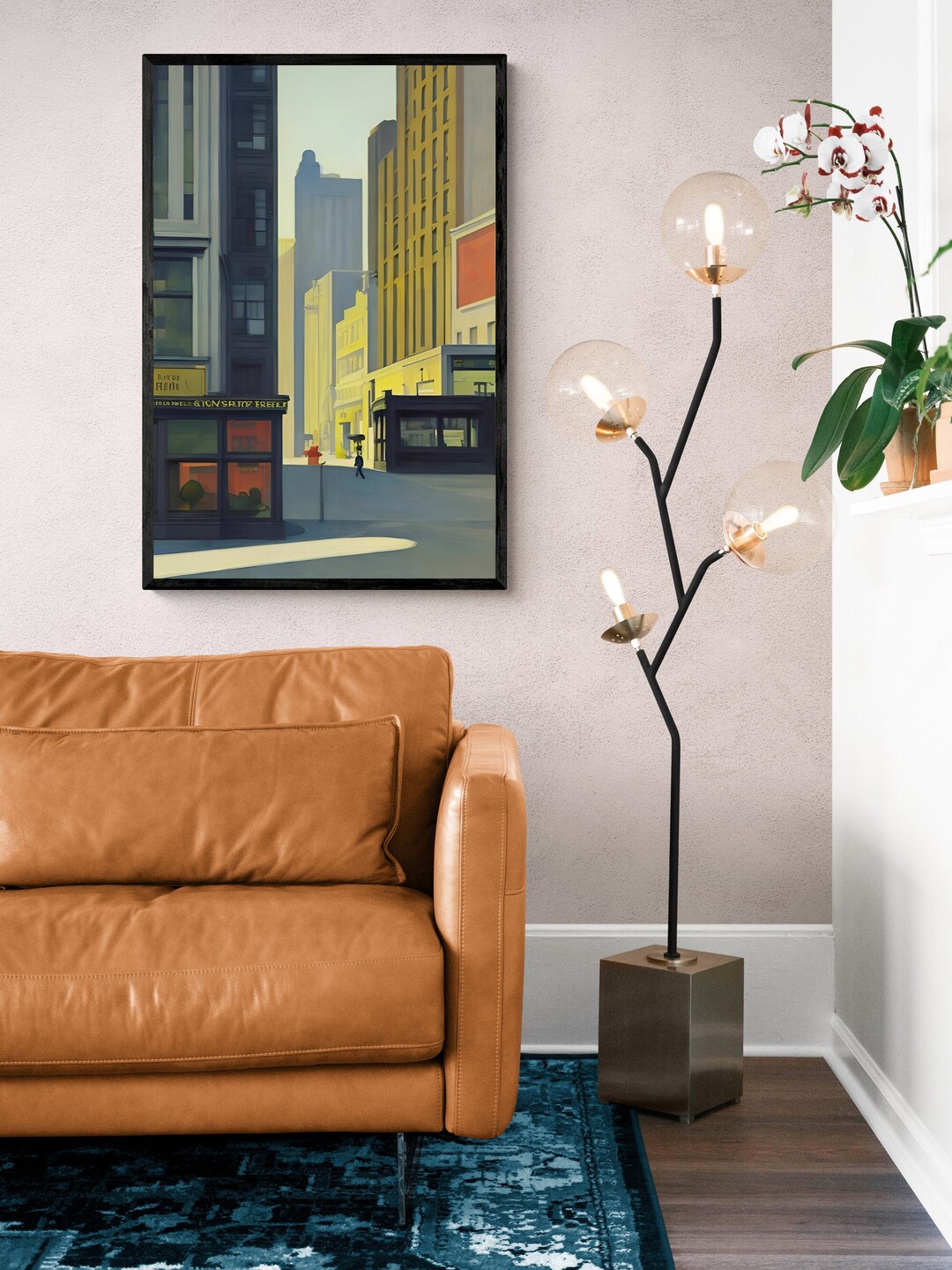 America, Edward Hopper Style, American Realism, Oil Painting ...