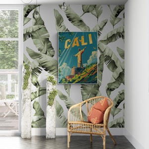 Cali Colombia Travel Poster Printable Wall Art, Vibrant Cityscape Decor ...