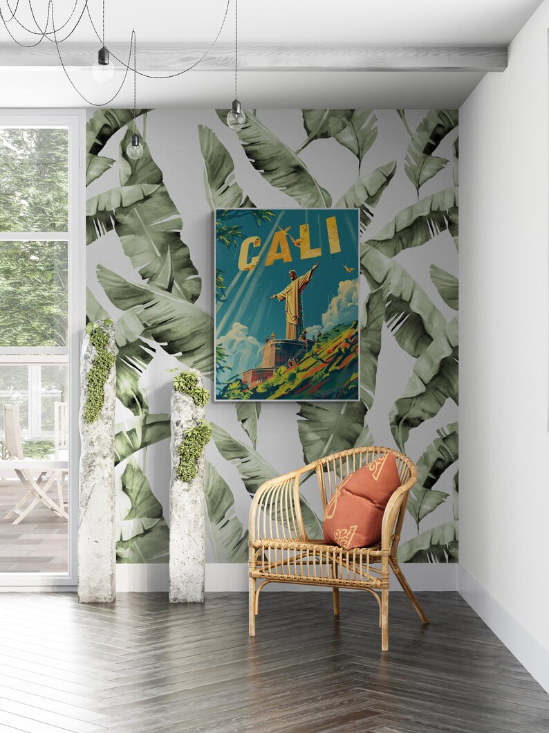 Cali Colombia Travel Poster Printable Wall Art, Vibrant Cityscape Decor ...