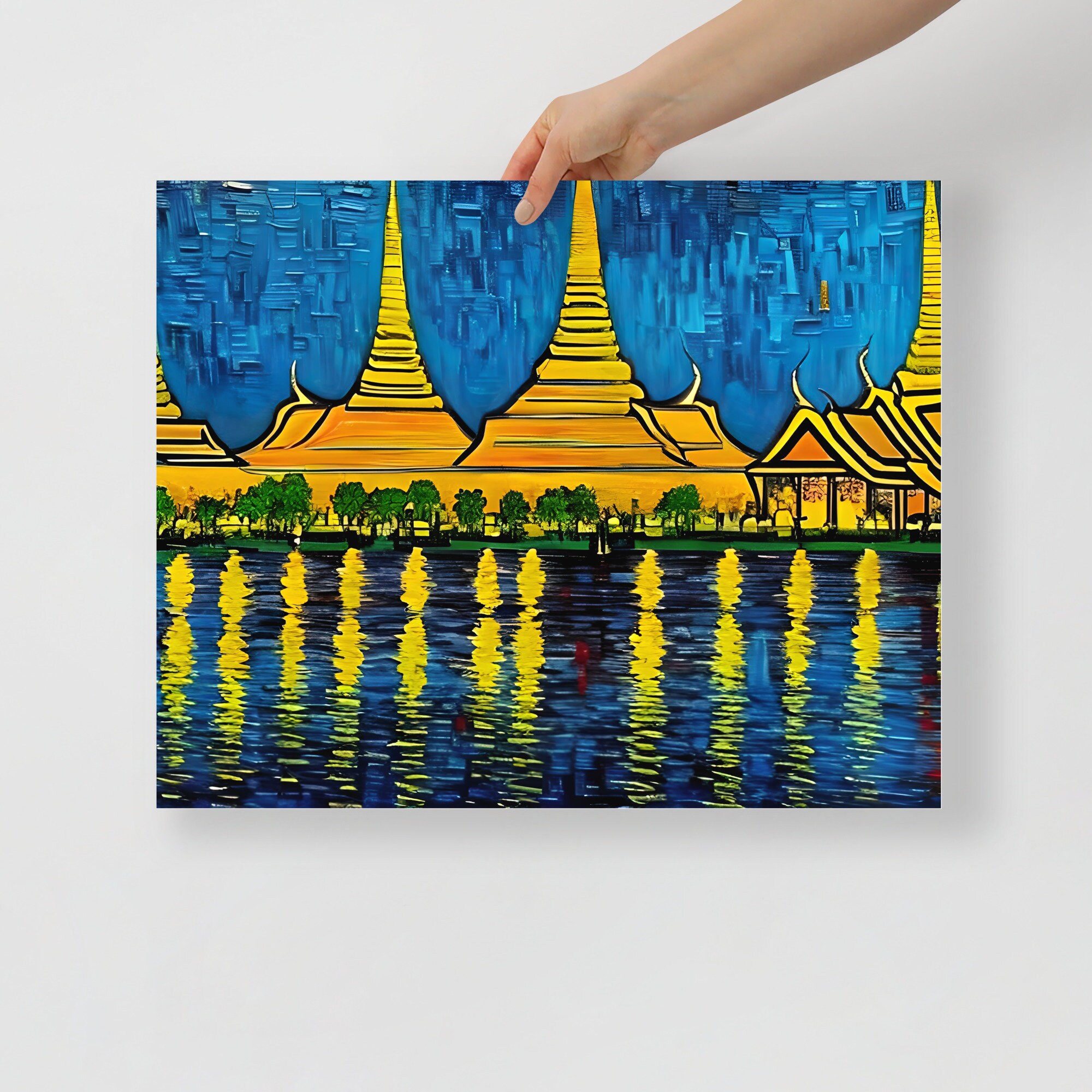 Bangkok Thailand, Vincent Van Gogh Style, Abstract, Surreal, Post ...