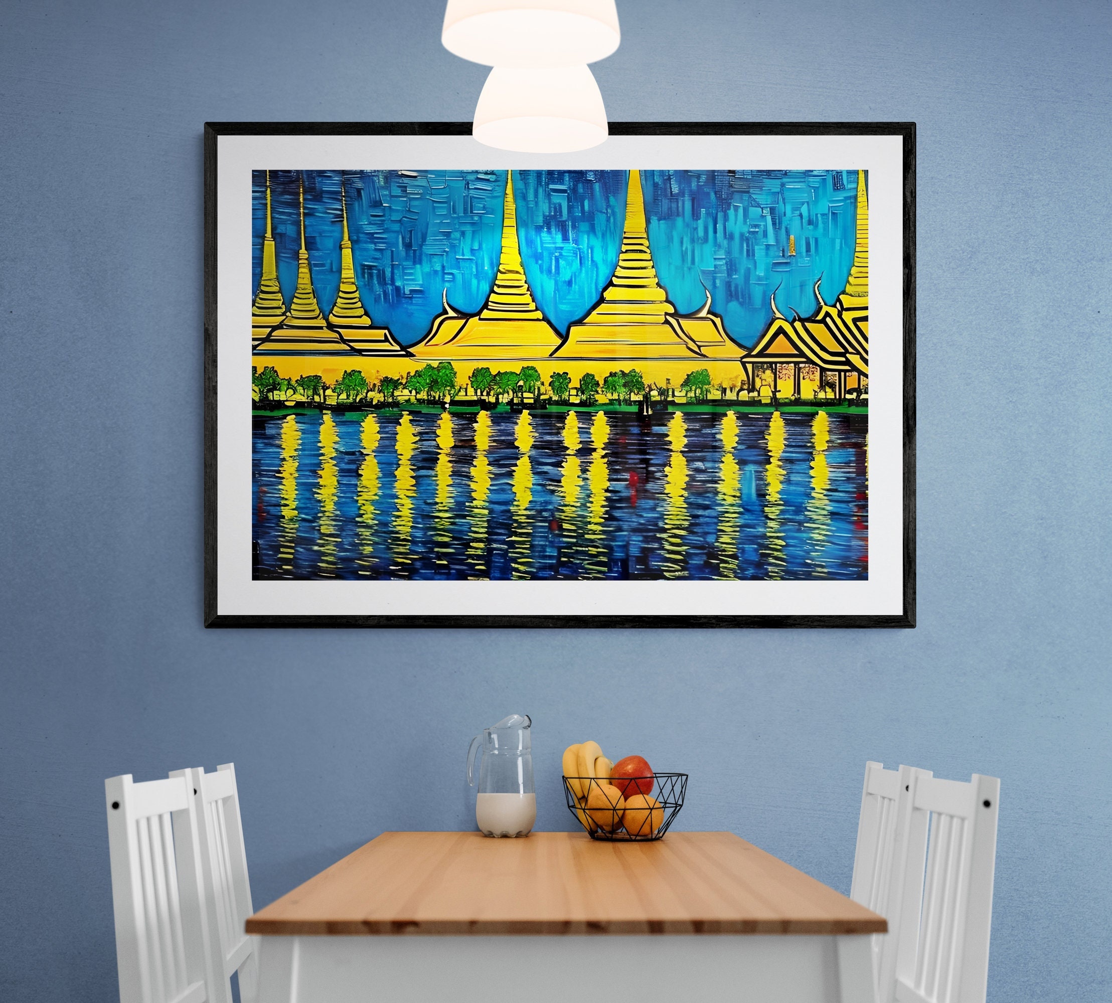 Bangkok Thailand, Vincent Van Gogh Style, Abstract, Surreal, Post ...