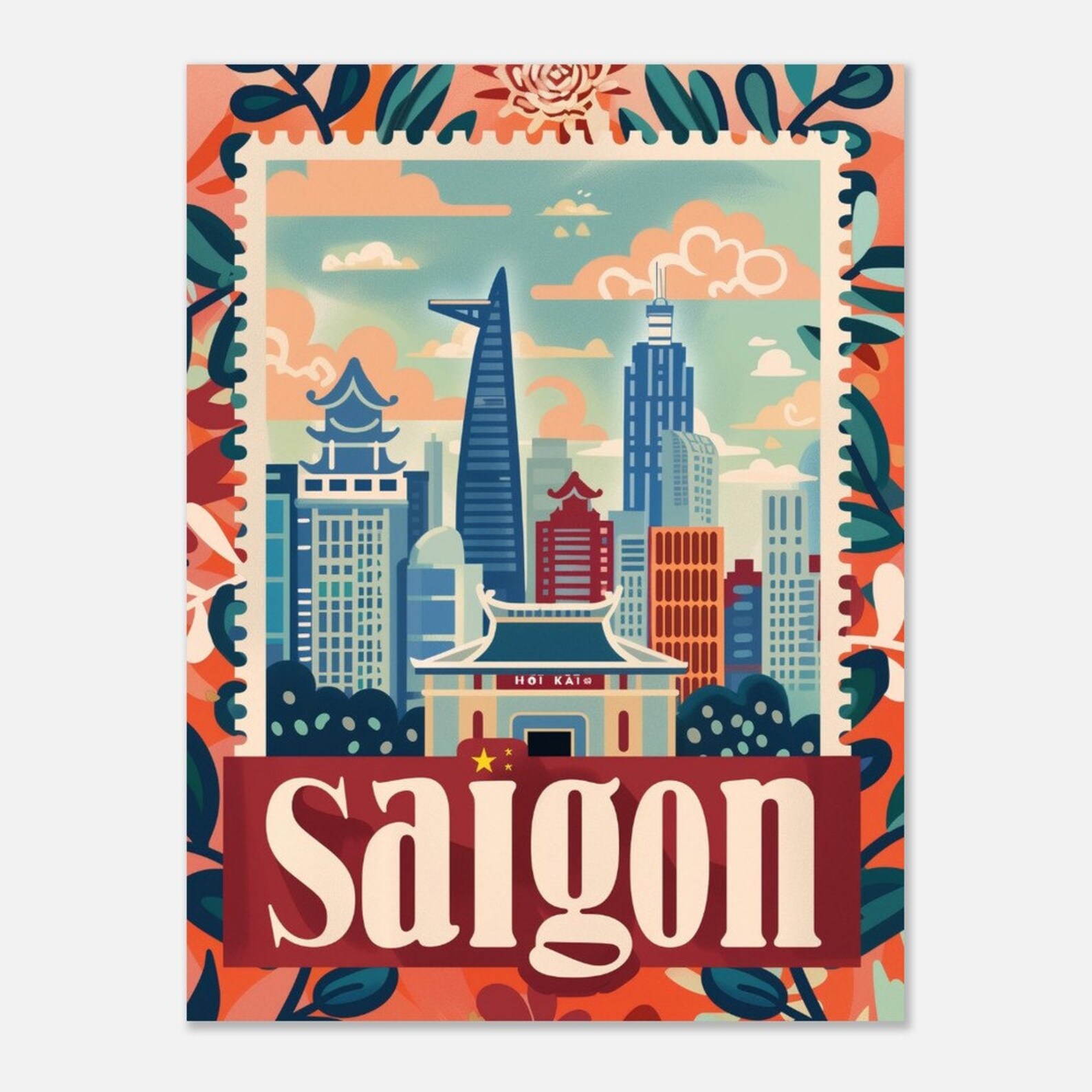 Saigon Poster - Etsy