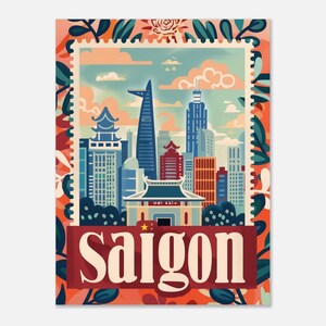 Saigon Poster - Etsy