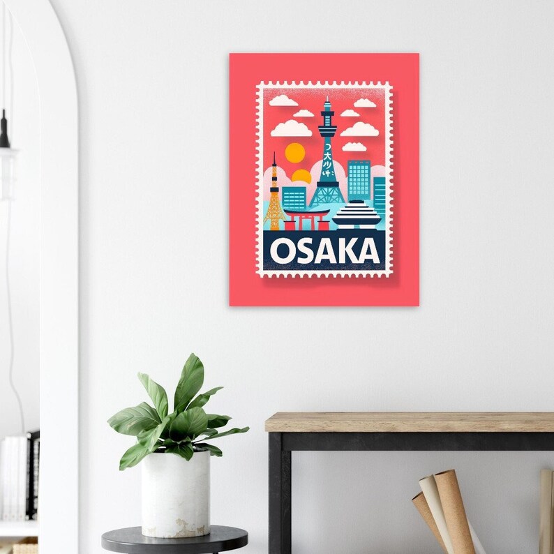 Osaka Poster - Etsy