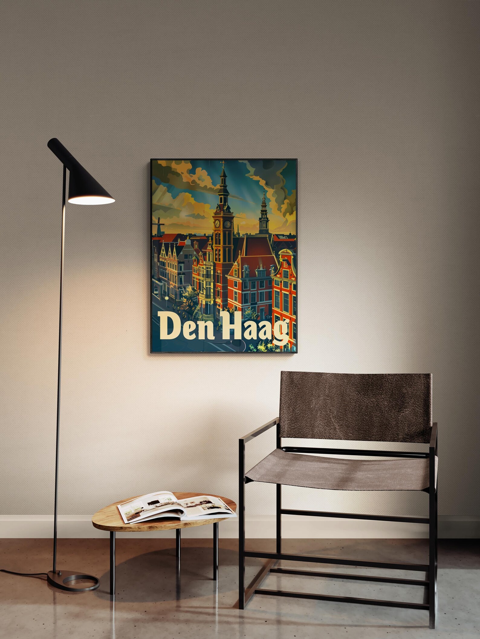 The Hague Printable Travel Poster, Vintage Wall Art, Perfect Home Decor ...