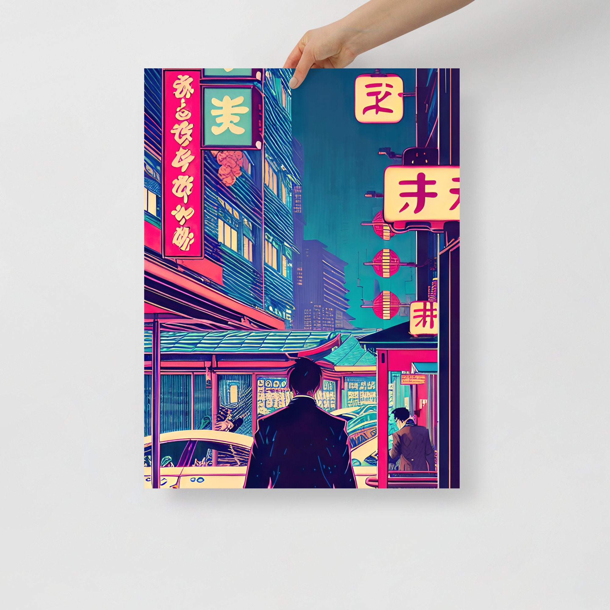Manga Posters Cyberpunk Style Japanese Paintings Anime Posters Asian ...