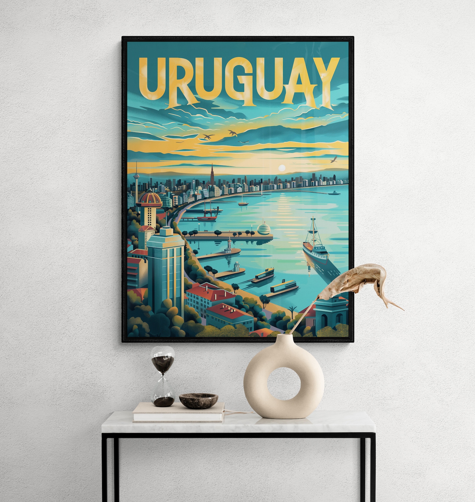 Uruguay Travel Poster Printable File, Vintage Wall Art for Home Decor ...