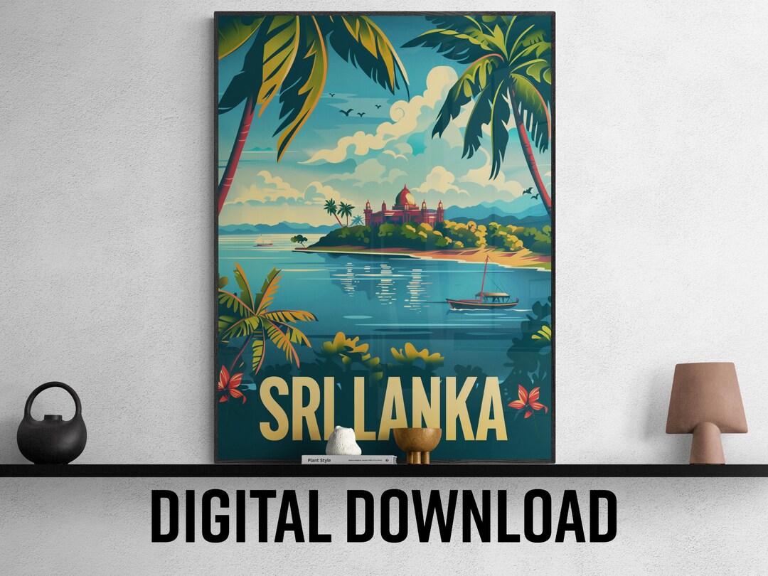 Sri Lanka Printable Travel Art, Stunning Digital Wall Print, Ideal ...