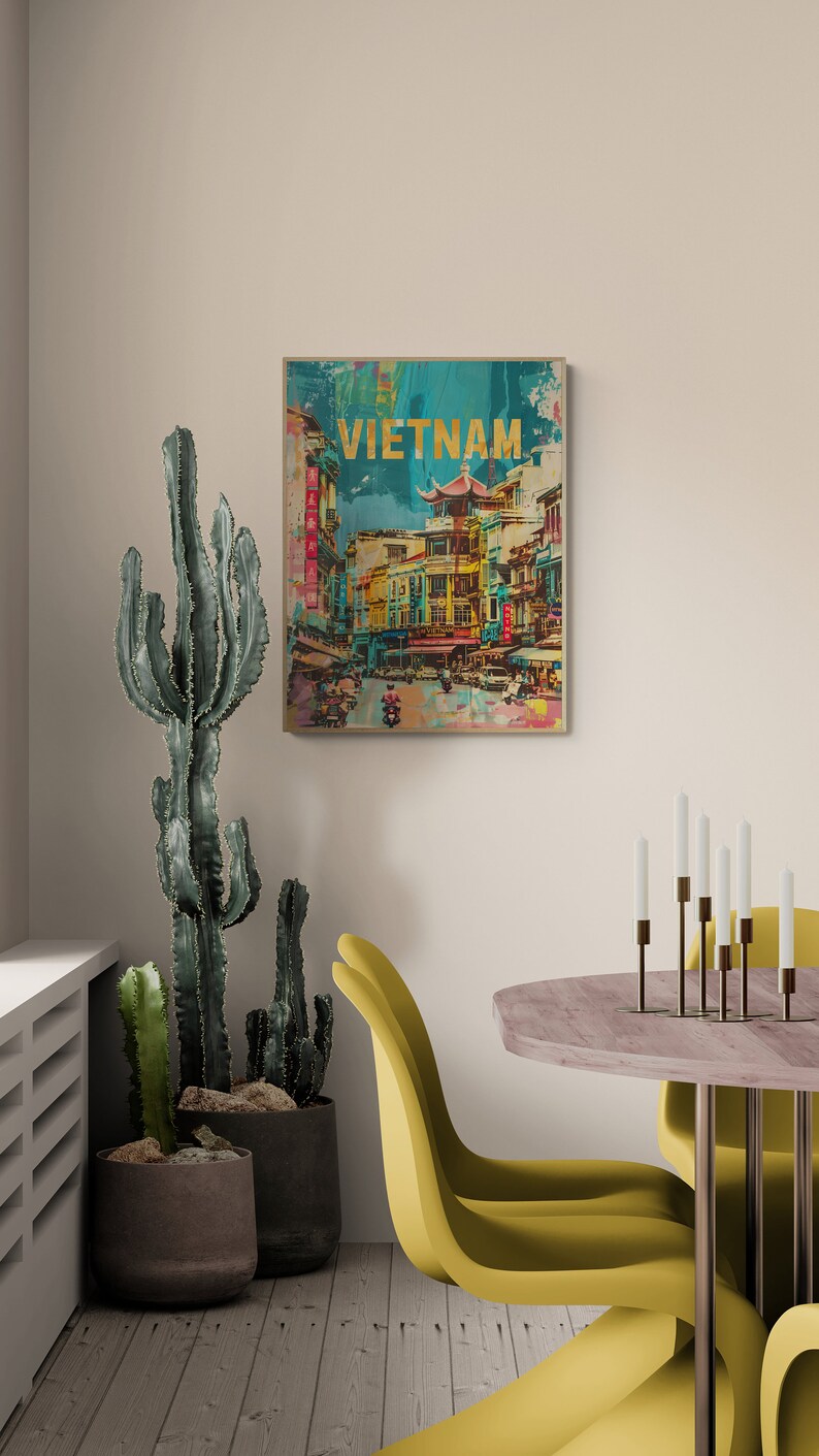 Vintage Vietnam Poster - Etsy