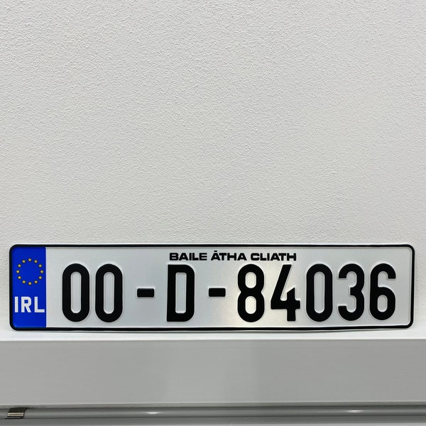 Irish License Plate Frame - Etsy