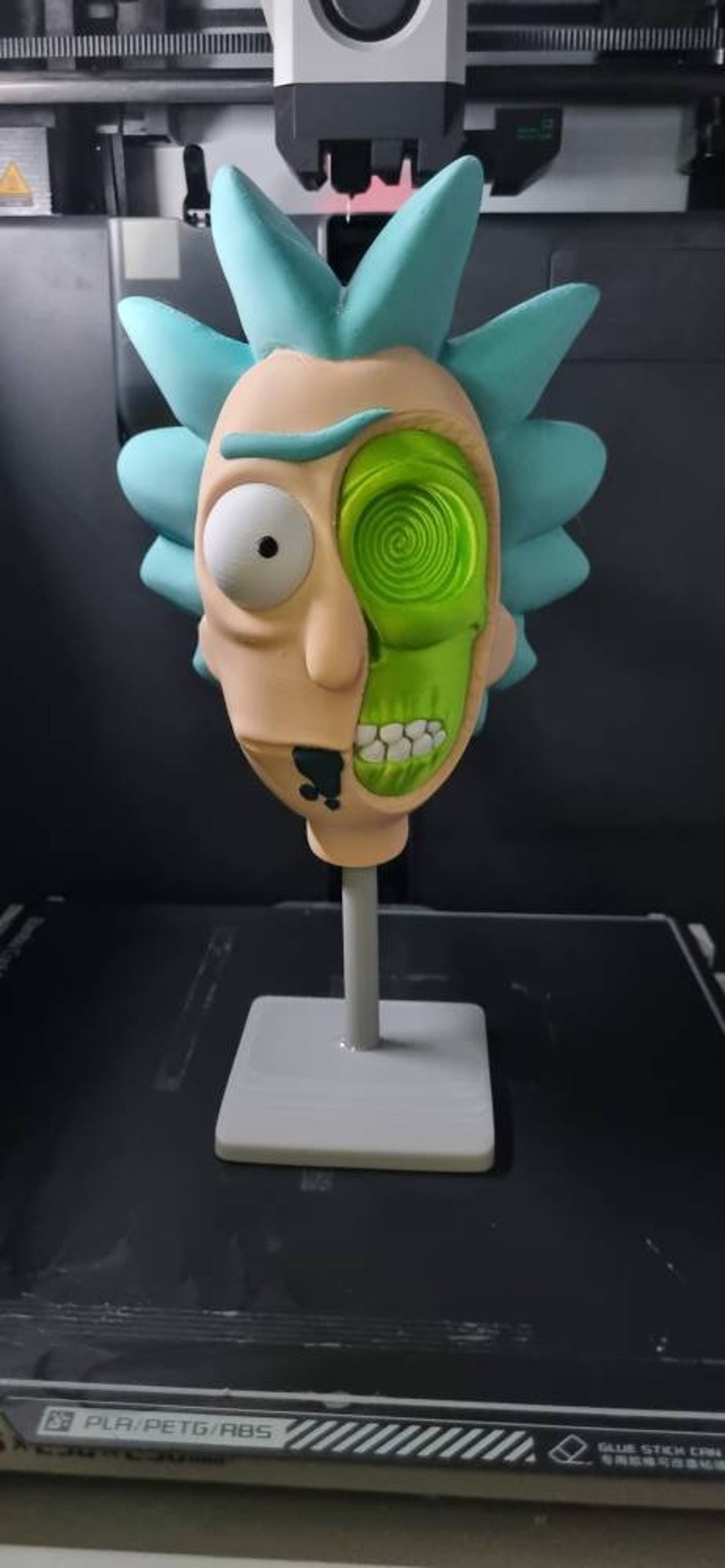 Rick & Morty (zombie Rick) 3D Print - Etsy