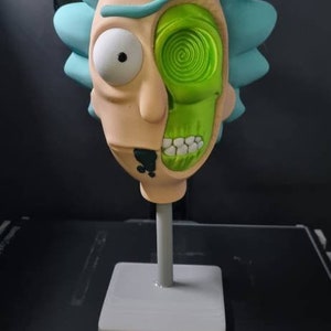 Rick & Morty (zombie Rick) 3D Print - Etsy