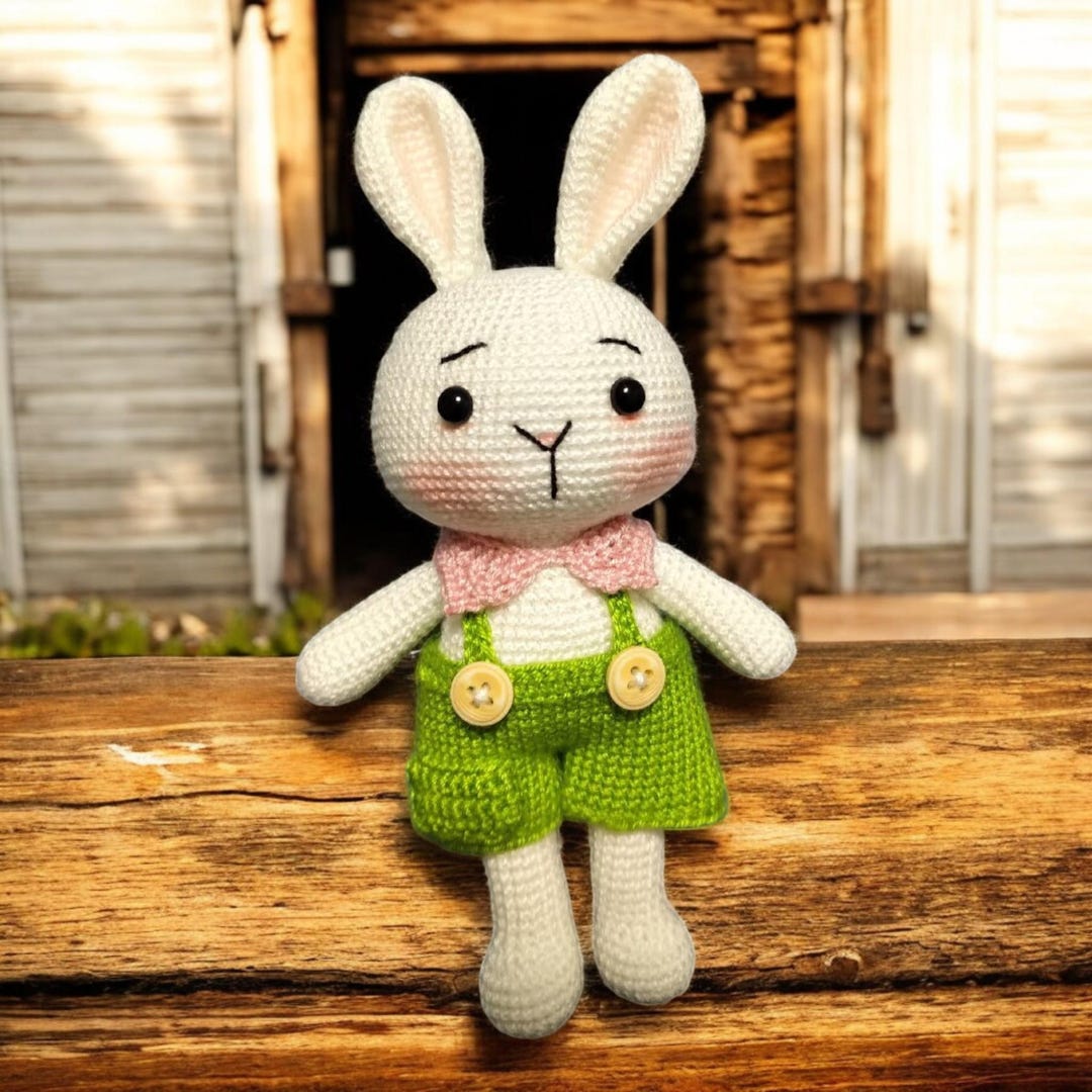 Crochet Pattern Bunny Rabbit, Amigurumi Easter Plush Bunny Tutorial ...