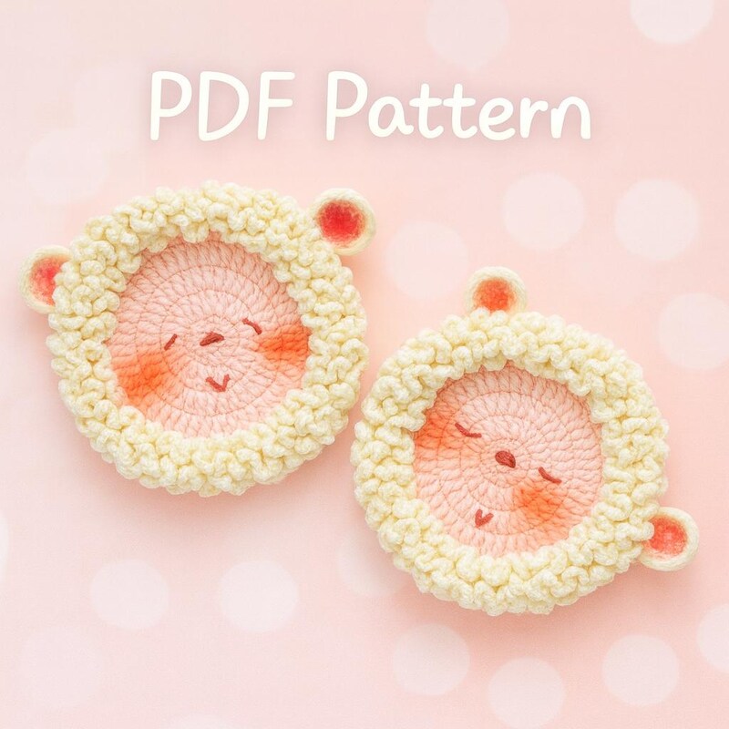 Crochet Pig Coasters - Etsy