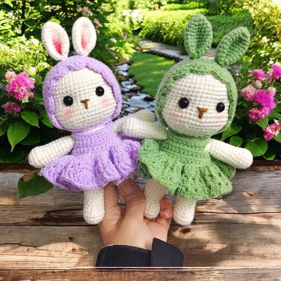 Crochet Pattern Bunny Rabbit, Amigurumi Easter Plush Bunny Tutorial ...