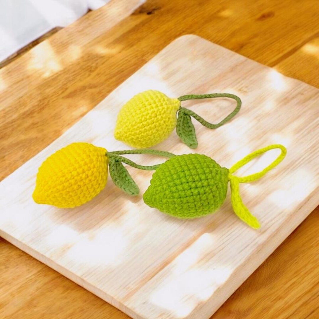 Crochet Pattern Lemon, Crochet Lemon Amigurumi PATTERN PDF ONLY, Citrus ...