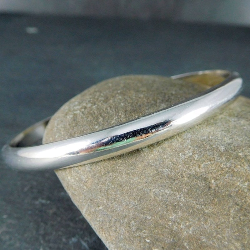 Sterling Silver Bangle - Etsy