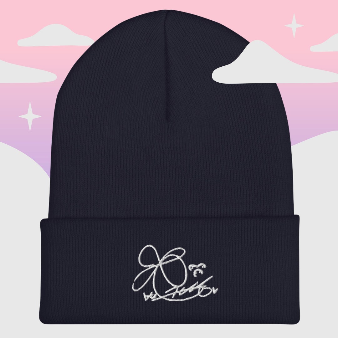 BTS V Kim Tae-hyung Signature Merch Beanie Low Key Aesthetics - Etsy