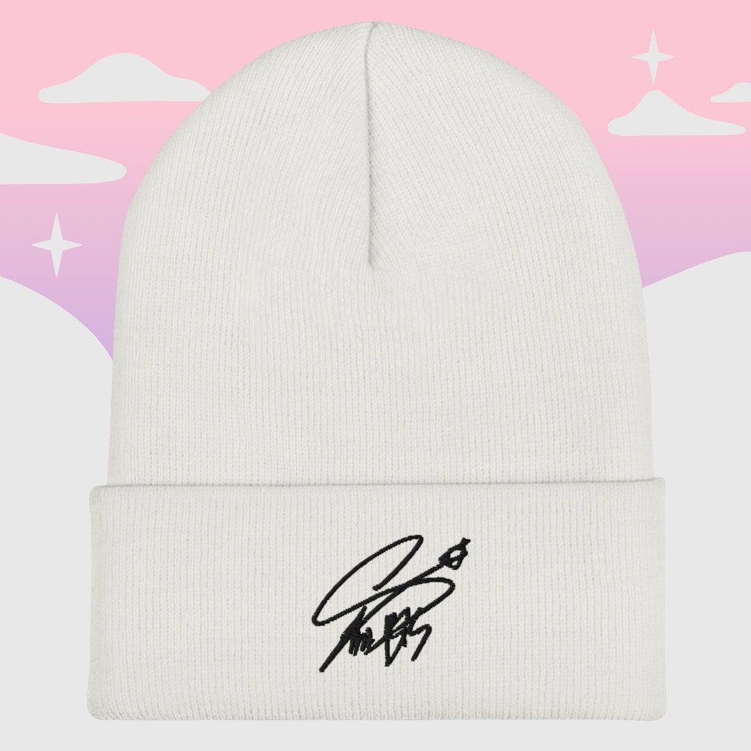 BTS Suga Signature Merch Beanie Lowkey Aesthetics - Etsy