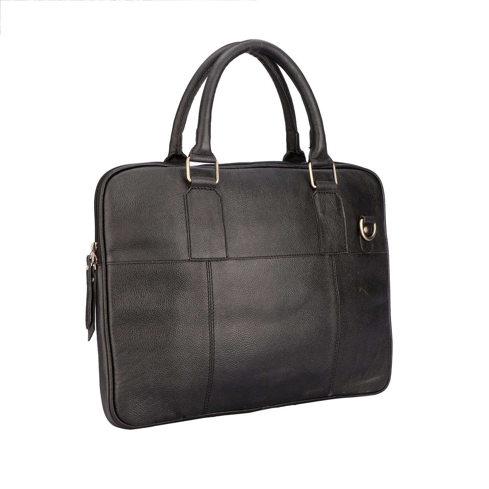 Leather Laptop Shoulder Bag With Strap, for 15.6in Laptop or Tablet ...